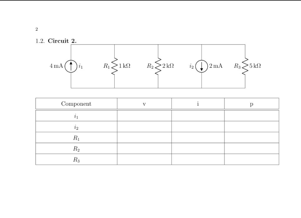 Solved For each circuit, construct a model in Multisim, and | Chegg.com