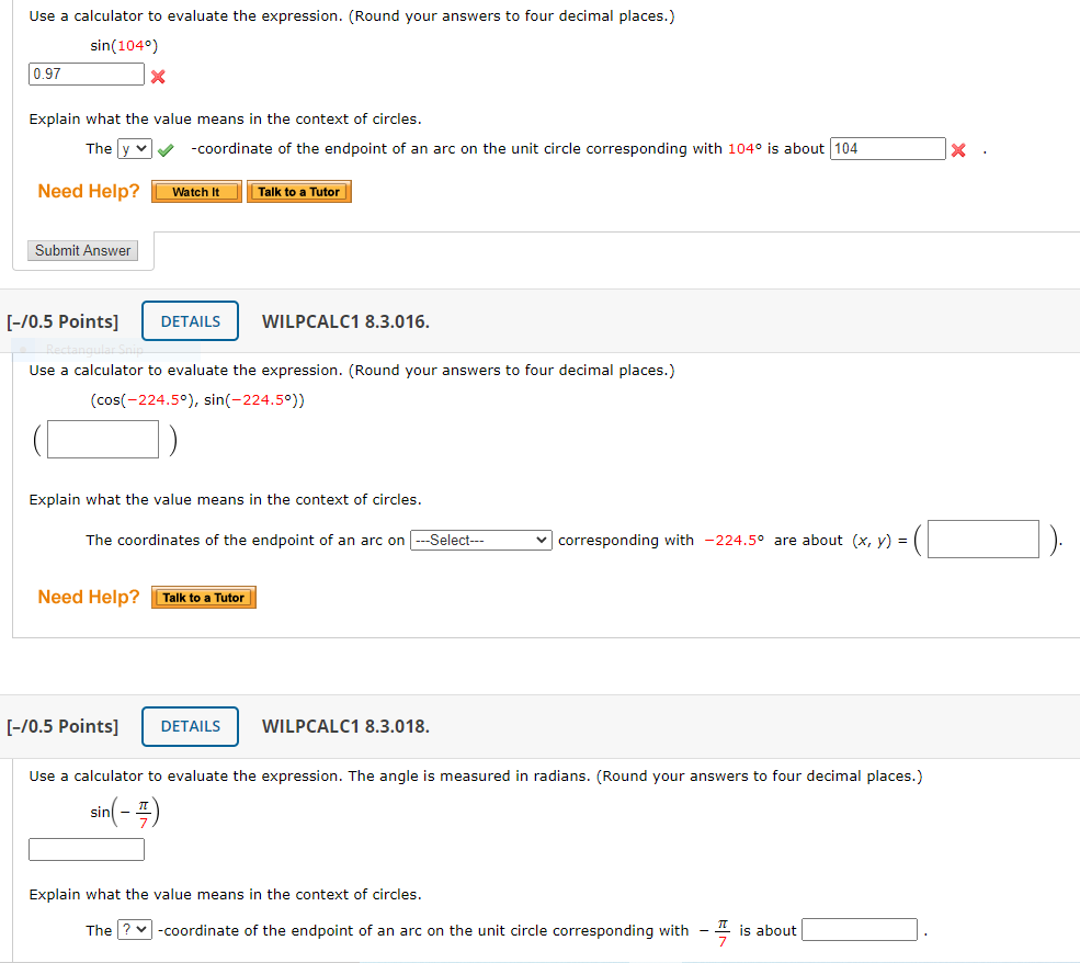 Solved Use a calculator to evaluate the expression. (Round | Chegg.com