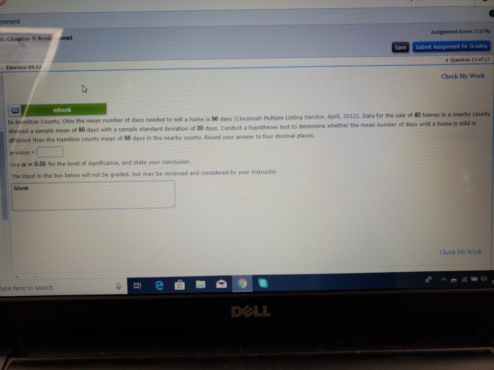 Solved nment t: Chapter 9 As ent Assignment Score: 23.07% | Chegg.com Solved nment t: Chapter 9 As ent Assignment Score: 23.07% | Chegg.com