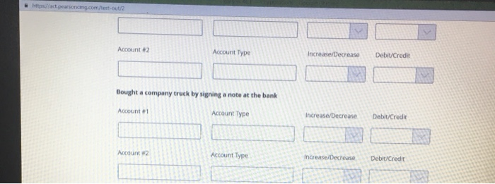 Solved Review the transactions and determine the accounts, | Chegg.com
