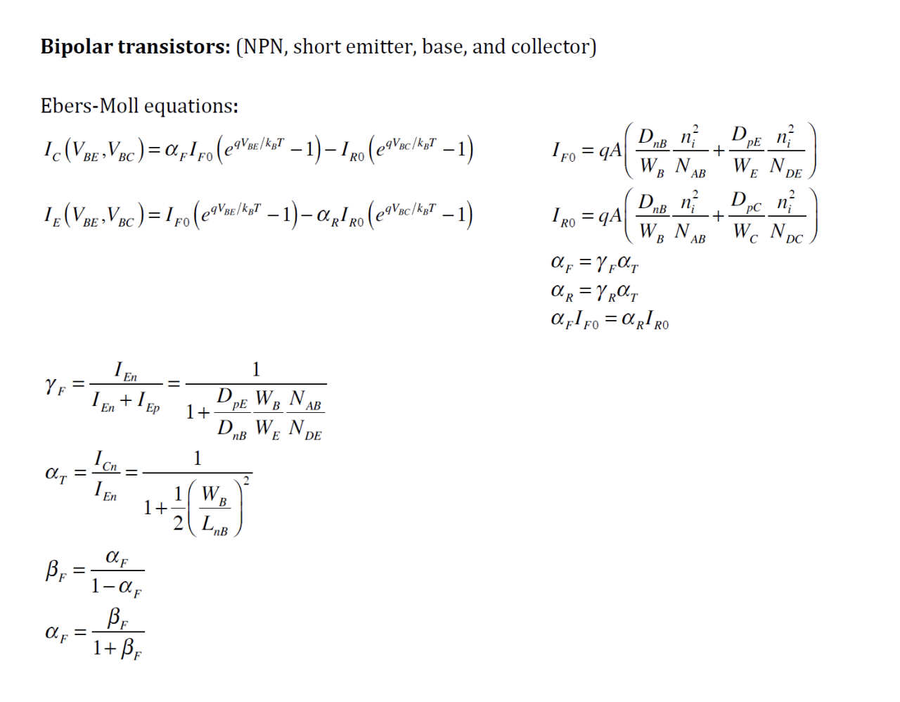 Solved Problem 2 (20 points): A silicon npn bipolar junction | Chegg.com