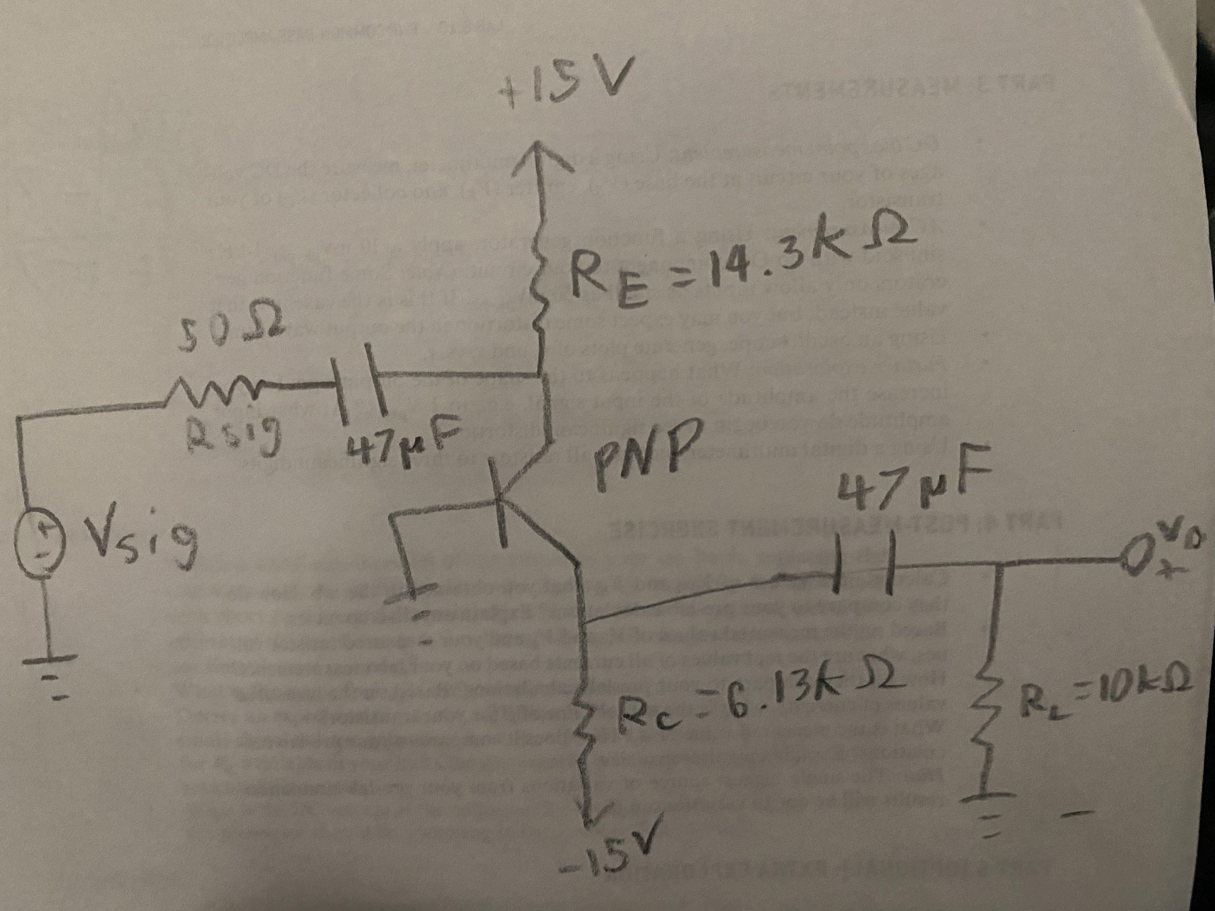 -Sketch a DC model of the circuit in your lab book, | Chegg.com