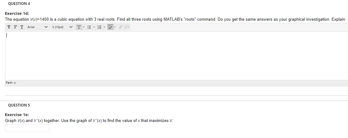 Solved Exercise 1a Exercise 1 Dimensions of the Largest Box | Chegg.com