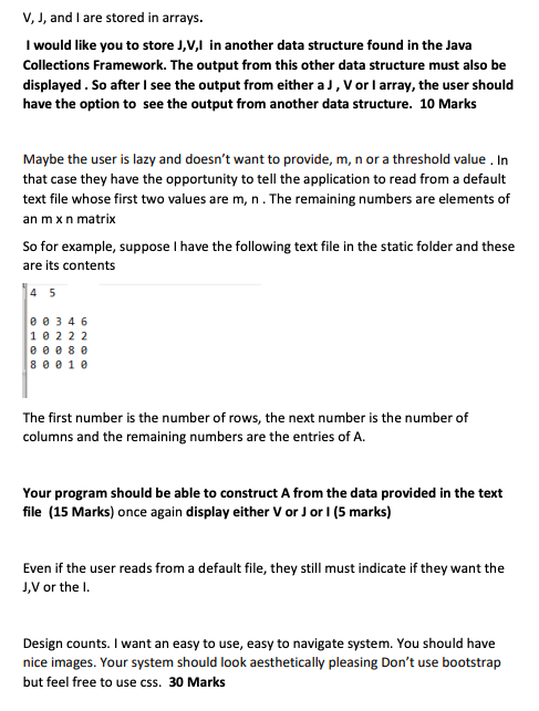 A sparse matrix (a 2D array) is one that has a large | Chegg.com