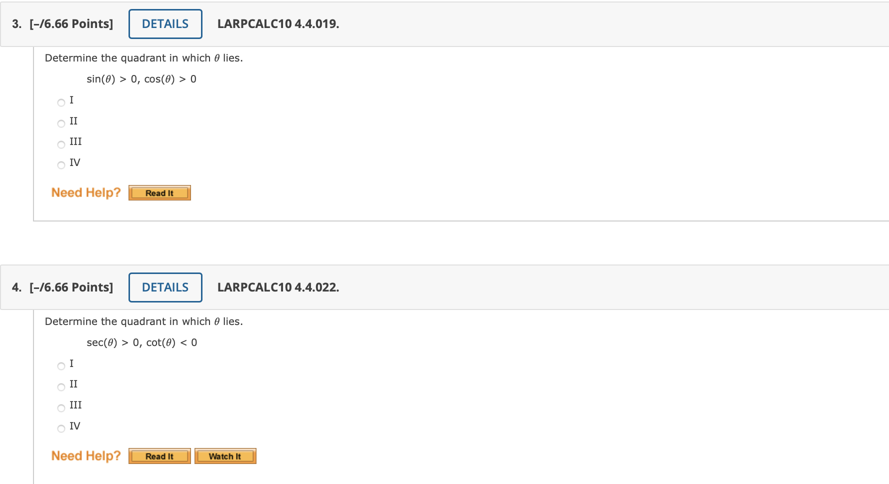 Solved 11. [3.32/6.66 Points] DETAILS PREVIOUS ANSWERS | Chegg.com