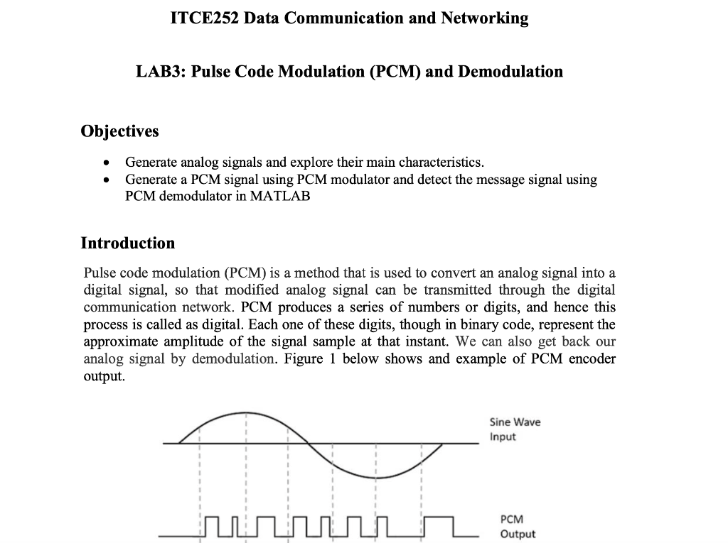 Solved Itce252 Data Communication And Networking Lab3 Pulse