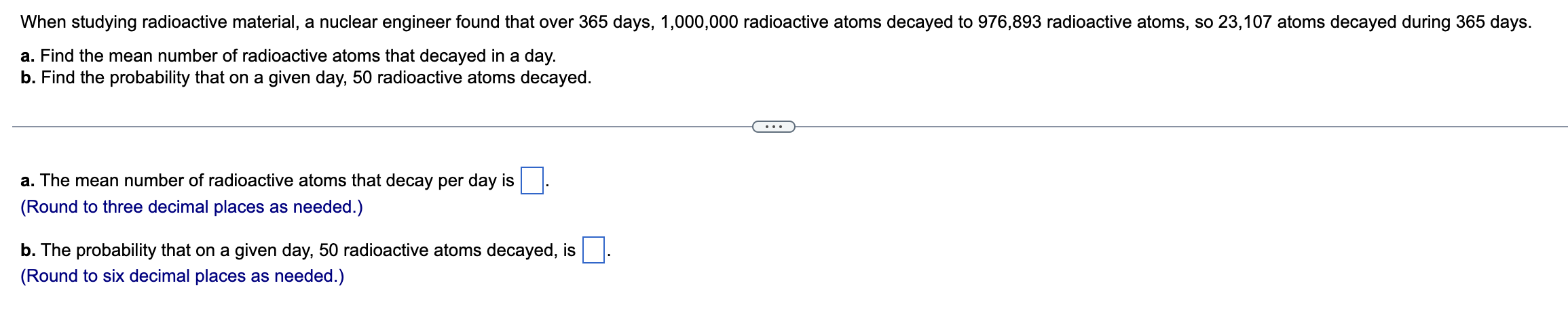 Solved When studying radioactive material, a nuclear | Chegg.com