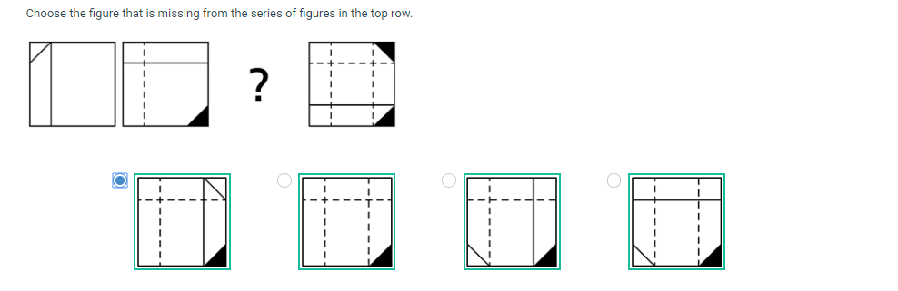 Solved Choose the figure that is missing from the series of | Chegg.com