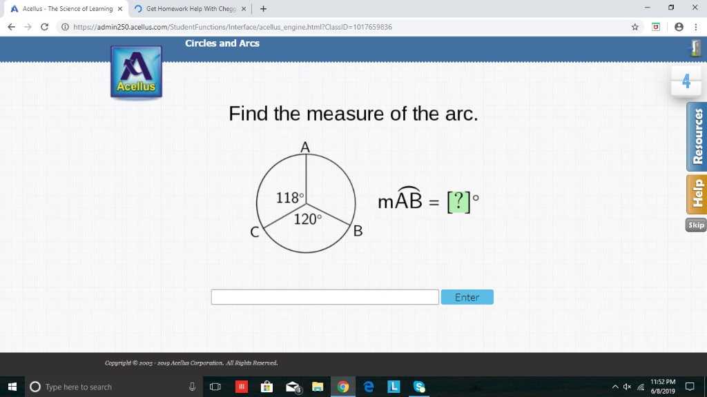 Solved A Acellus The Science of Learning x Get Homework Help | Chegg.com