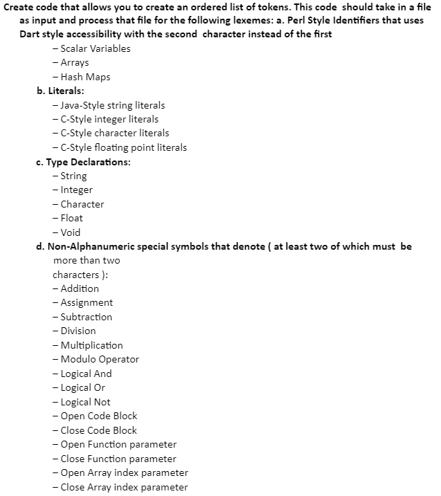 Solved Create code that allows you to create an ordered list | Chegg.com