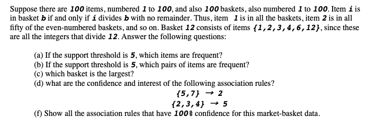 Solved Suppose there are 100 items, numbered 1 to 100, and | Chegg.com