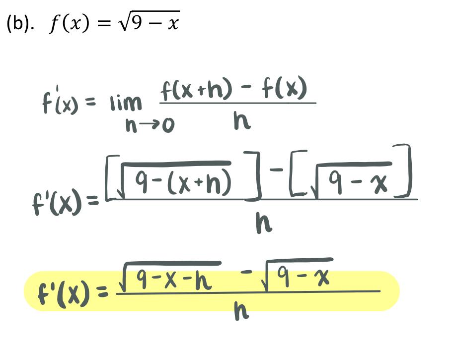 Solved Question: Find the derivative? This is the answer I | Chegg.com