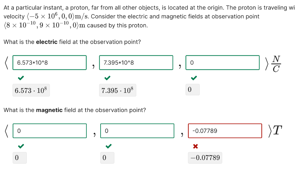 Solved At a particular instant, a proton, far from all other | Chegg.com