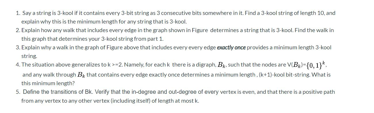 Solved A 3-bit string is a string made up of 3 characters, | Chegg.com
