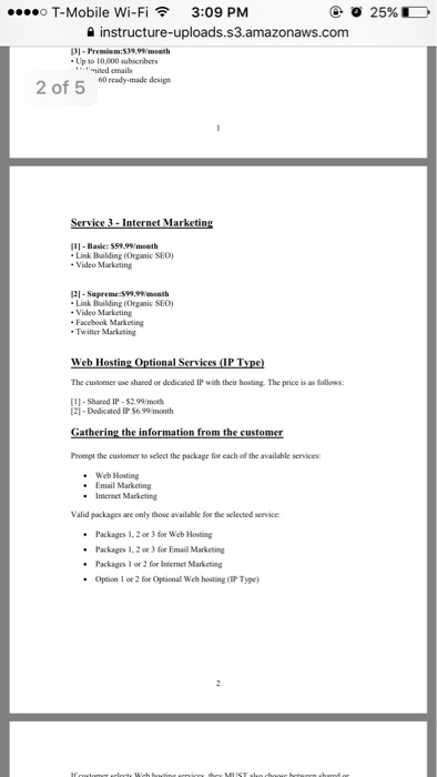 Solved o T-Mobile Wi-Fi令 3:09 PM | Chegg.com