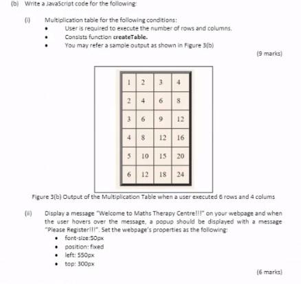 (bl Write a JavaScript code for the following 00 | Chegg.com