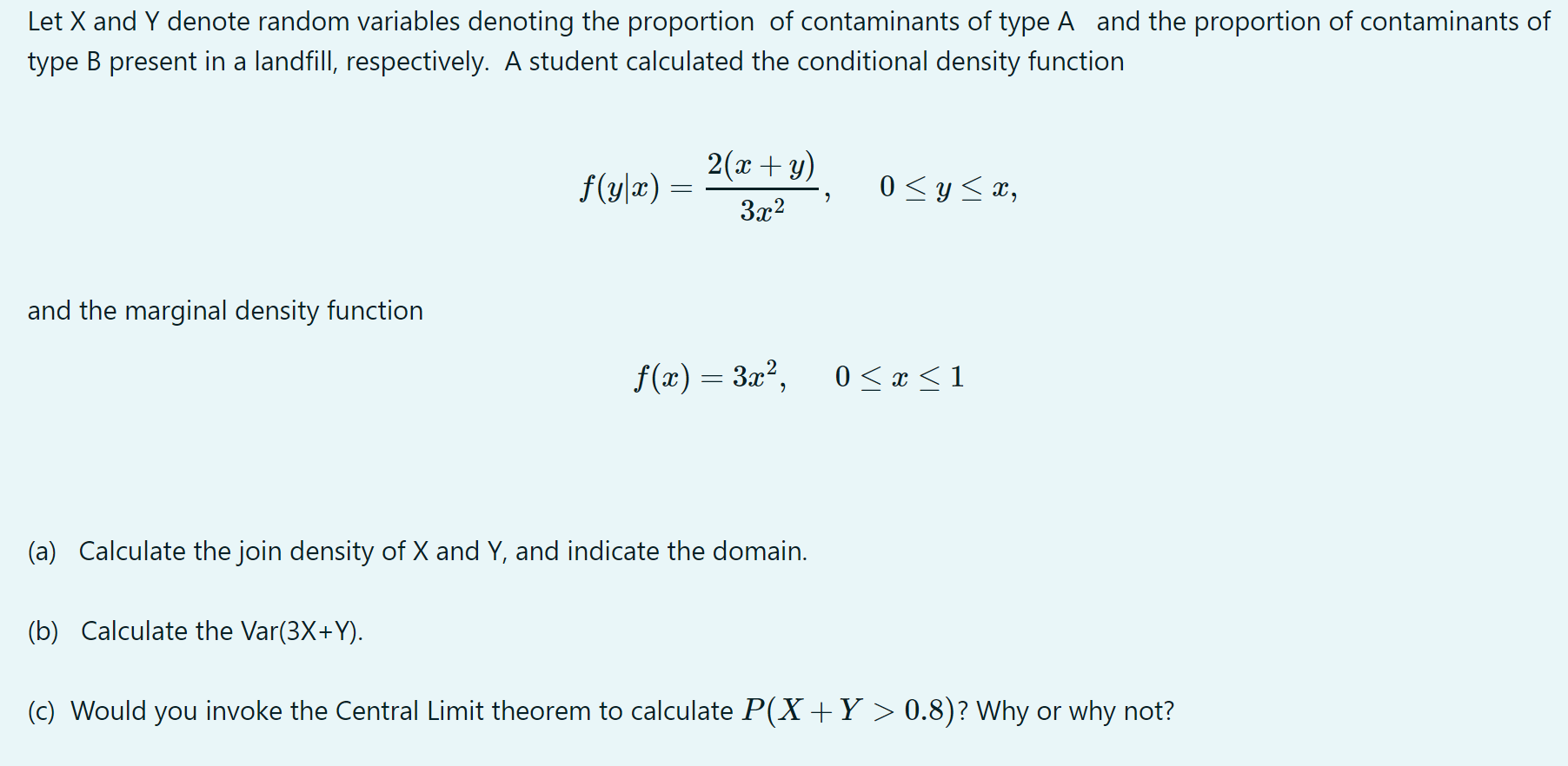 Solved Let X and Y denote random variables denoting the | Chegg.com