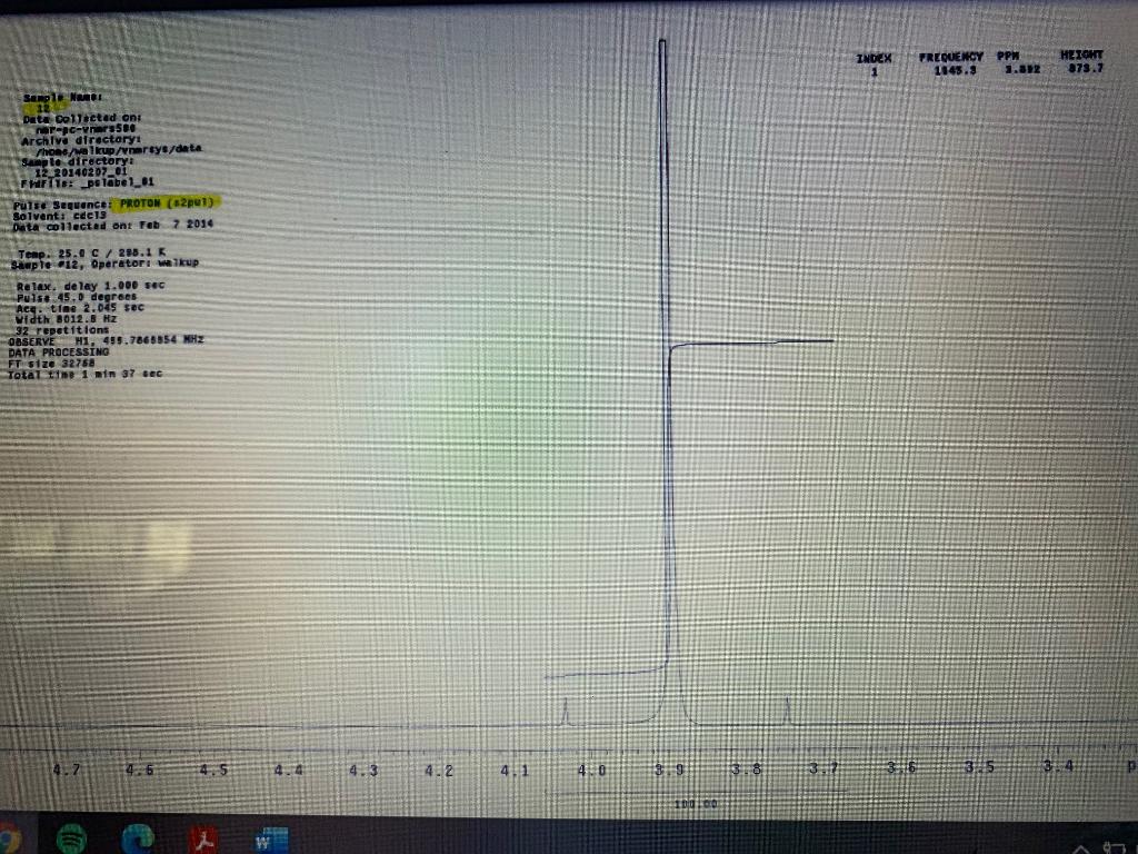 Solved (1) Propose a structure for your unknown that is | Chegg.com