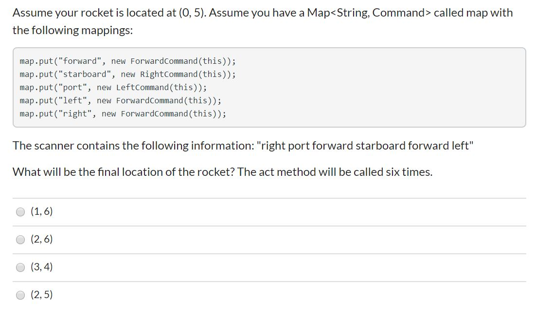 Question 5 2 pts What will the command | Chegg.com
