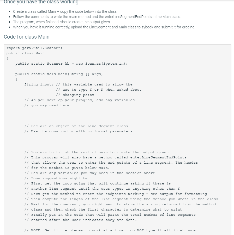 Solved 10.9 Lab 6 In BlueJ, create a project called Lab6 • | Chegg.com