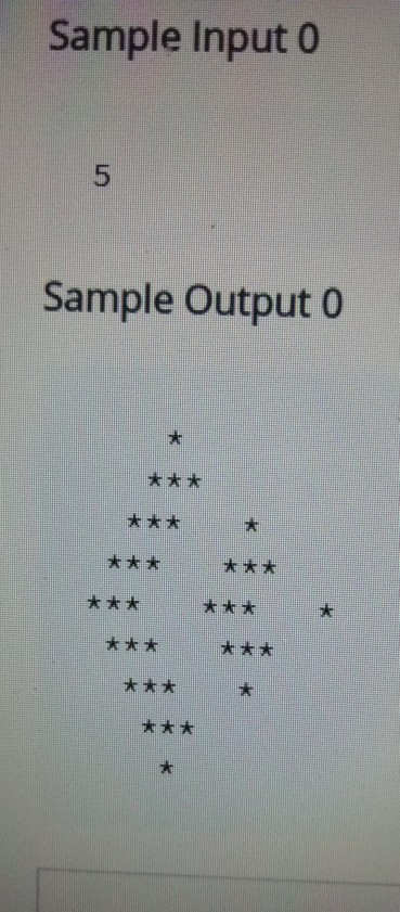 Solved Enter program print this shape using c++ or python | Chegg.com