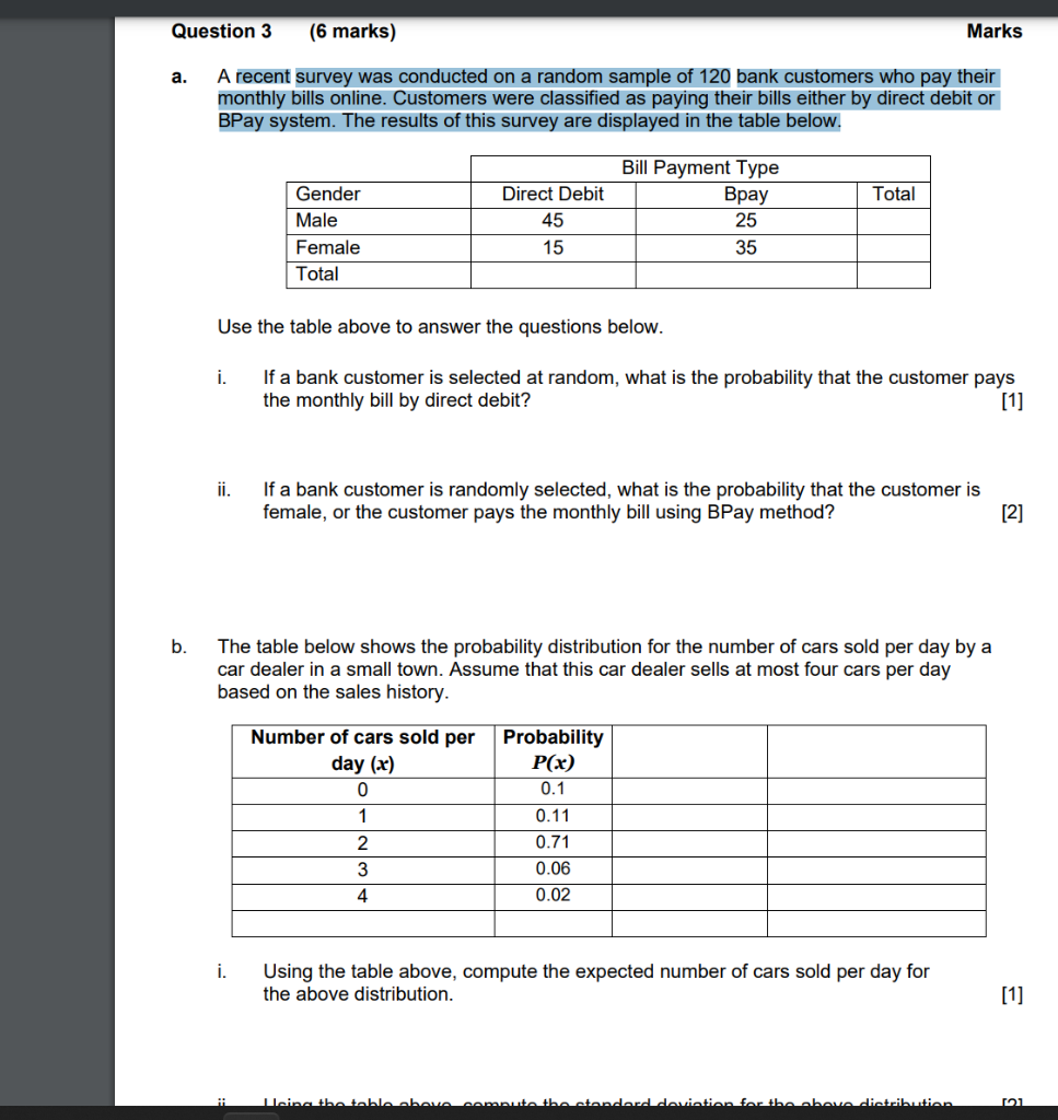 Solved a. A recent survey was conducted on a random sample | Chegg.com