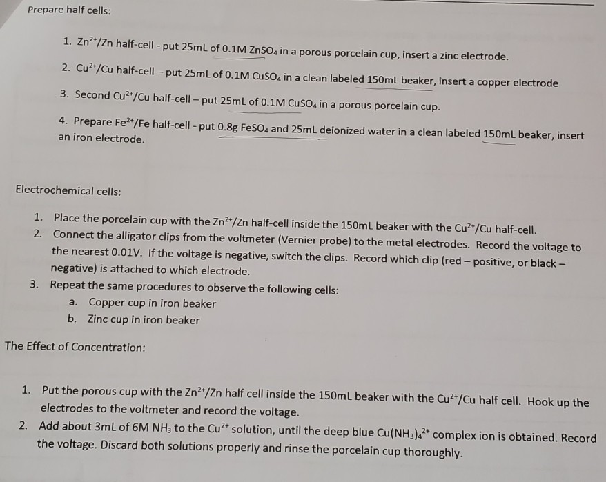 Solved 4. What are standard conditions? Calculate the Ecell | Chegg.com