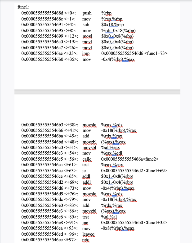 Consider the following assembly code, which has 3 | Chegg.com