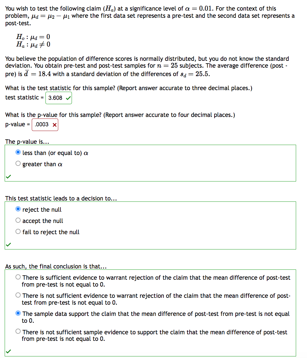 Solved how do you find p-value if you only know the | Chegg.com
