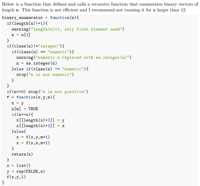 Solved Below is a function that defines and calls a | Chegg.com