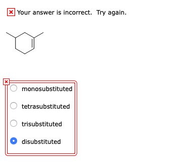 Solved Classify each of the following alkenes as | Chegg.com
