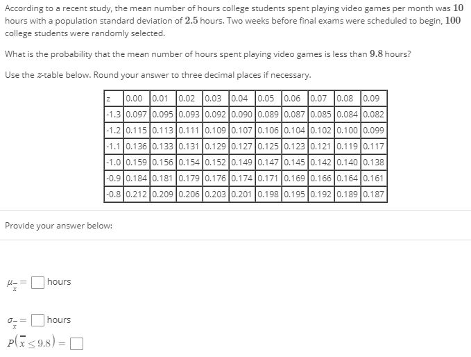 Solved The table below shows an incomplete probability | Chegg.com