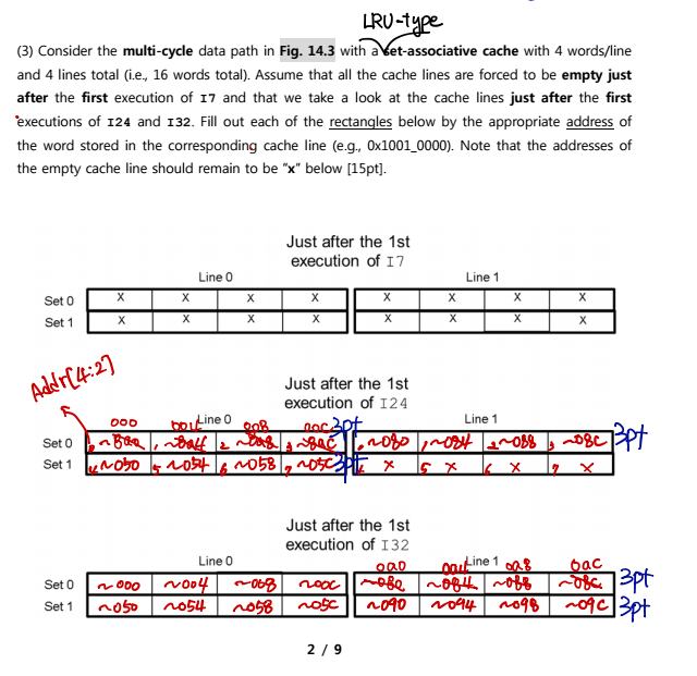 LRU-type (3) Consider the multi-cycle data path in | Chegg.com