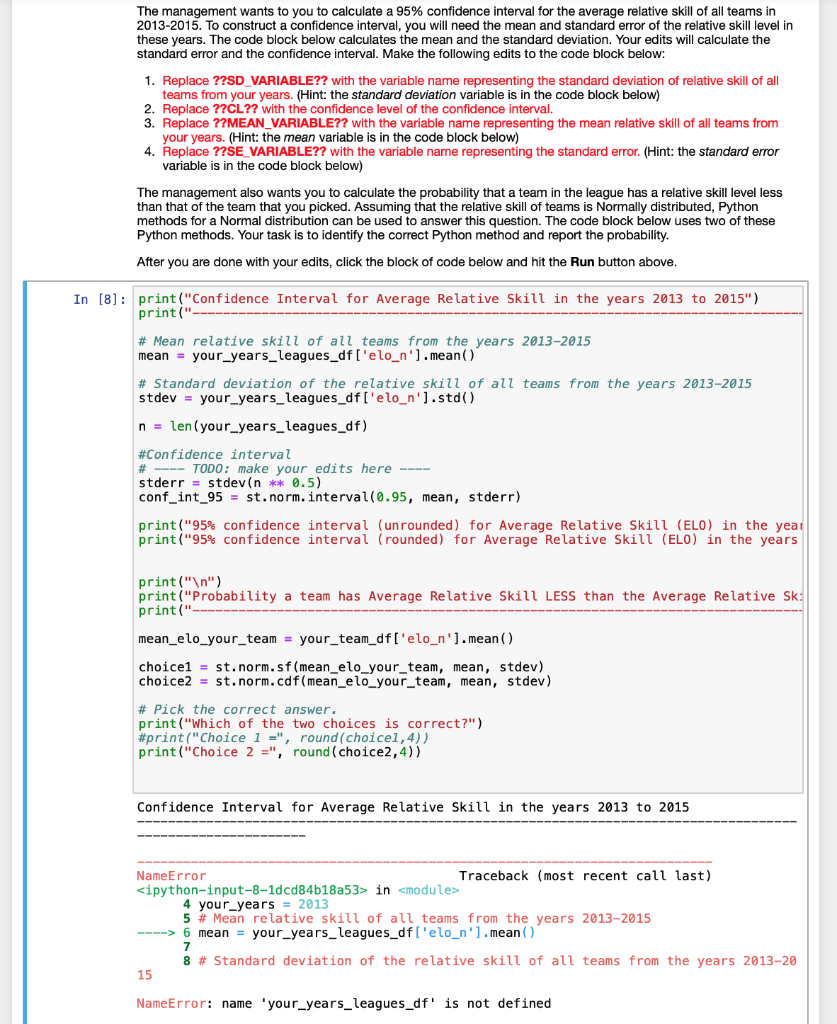 Solved Why do I keep getting this error message? | Chegg.com