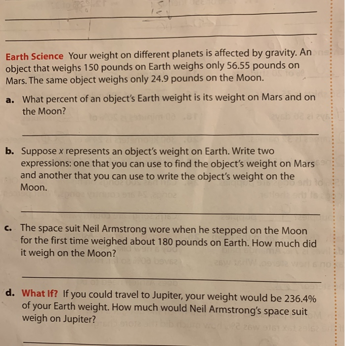 What Do The Planets Weigh