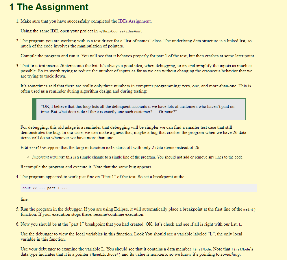 1 The Assignment 1 Make Sure That You Have 
