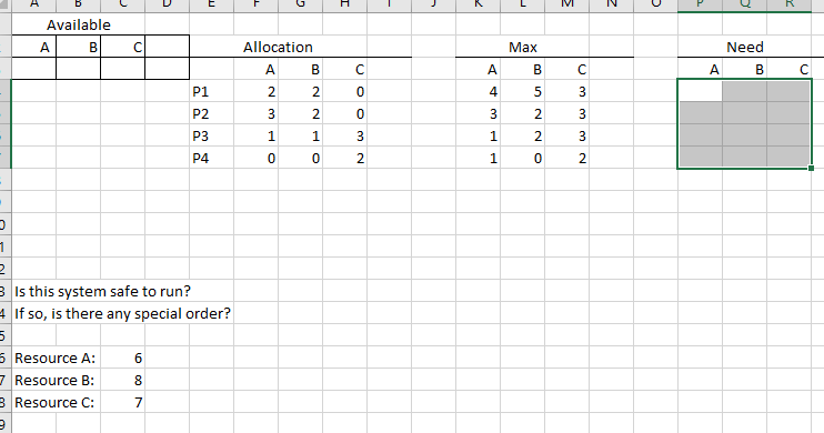 Solved Using the attached spreadsheet show all work on | Chegg.com