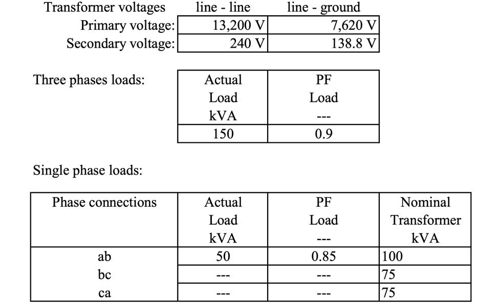 Solved (a) Determine line current flowing in each secondary | Chegg.com