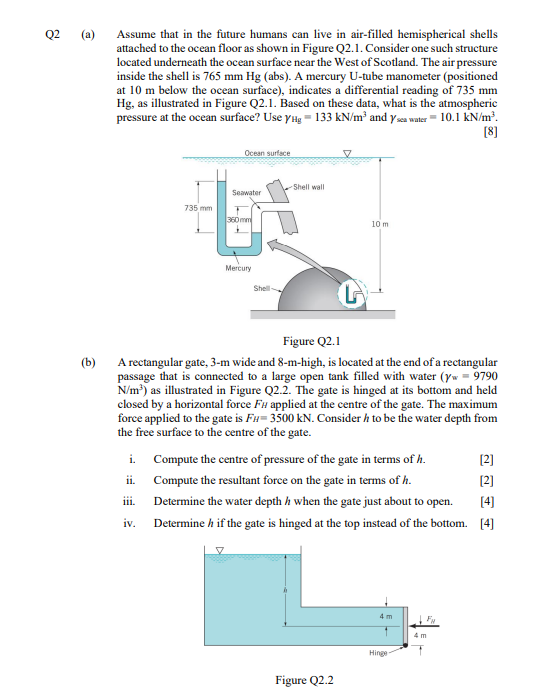 Solved Q2 (a) ﻿Assume that in the future humans can live in | Chegg.com