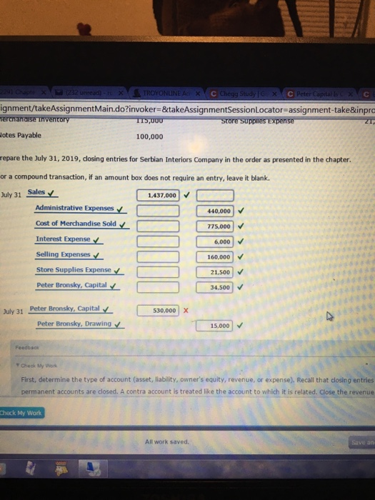 Solved Peter Bronsky capital on the bottom left is marked | Chegg.com