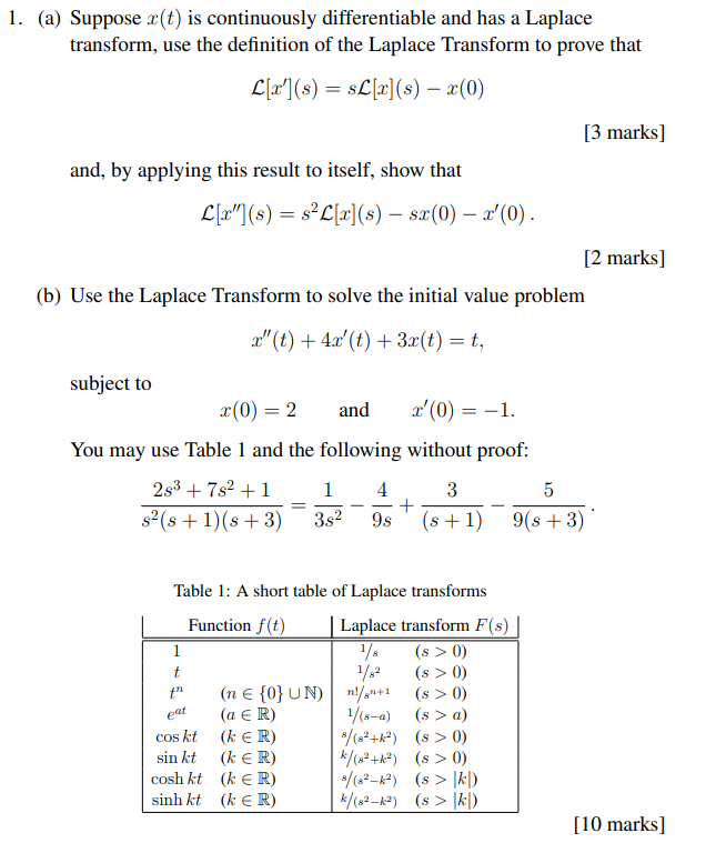 Solved 1. (a) Suppose r(t) is continuously differentiable | Chegg.com