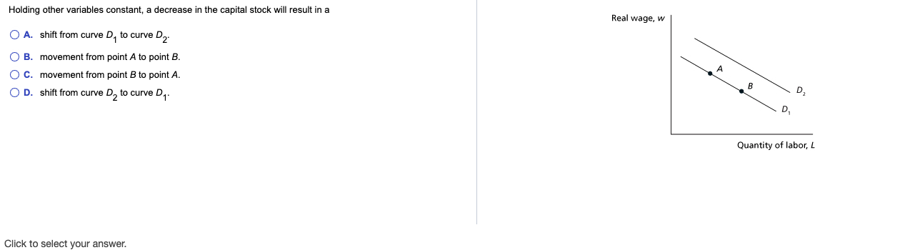 Solved Holding other variables constant, decrease in the | Chegg.com