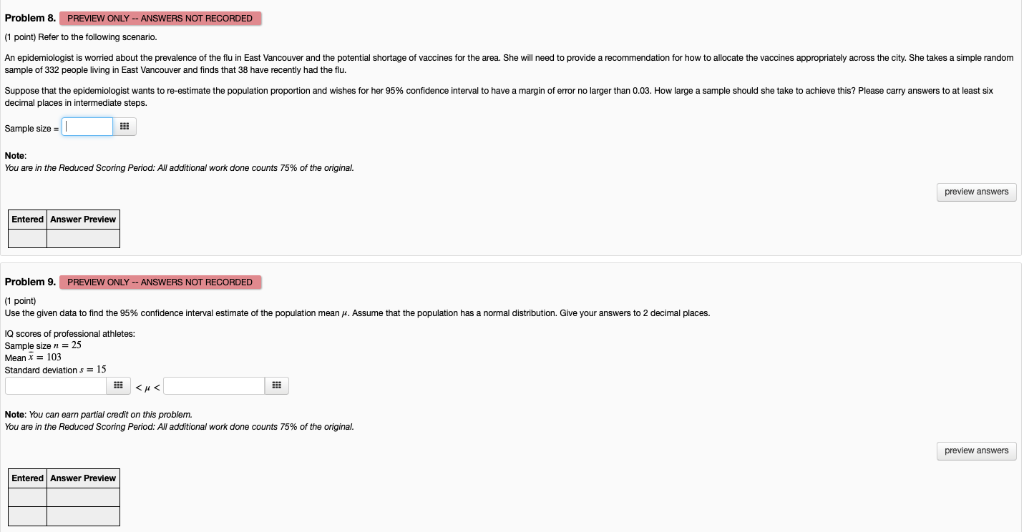 Solved Problem 8. PREVIEW ONLY-ANSWERS NOT RECORDED (1 | Chegg.com