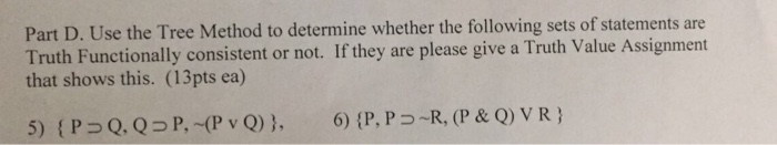 Use the Tree Method to determine whether the | Chegg.com