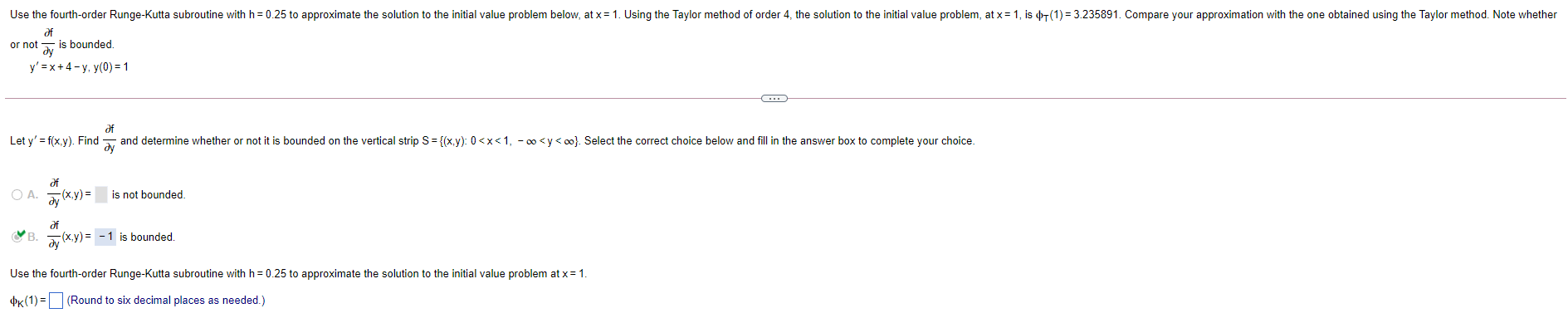 Solved Use the fourth-order Runge-Kutta subroutine with | Chegg.com