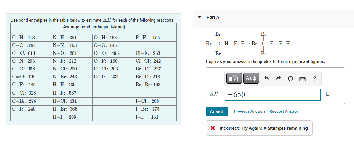 Solved Express your answer in kilojoules to three | Chegg.com