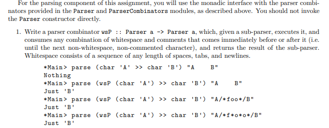 Solved -- I Parses zero or more occurrences of p, separated | Chegg.com