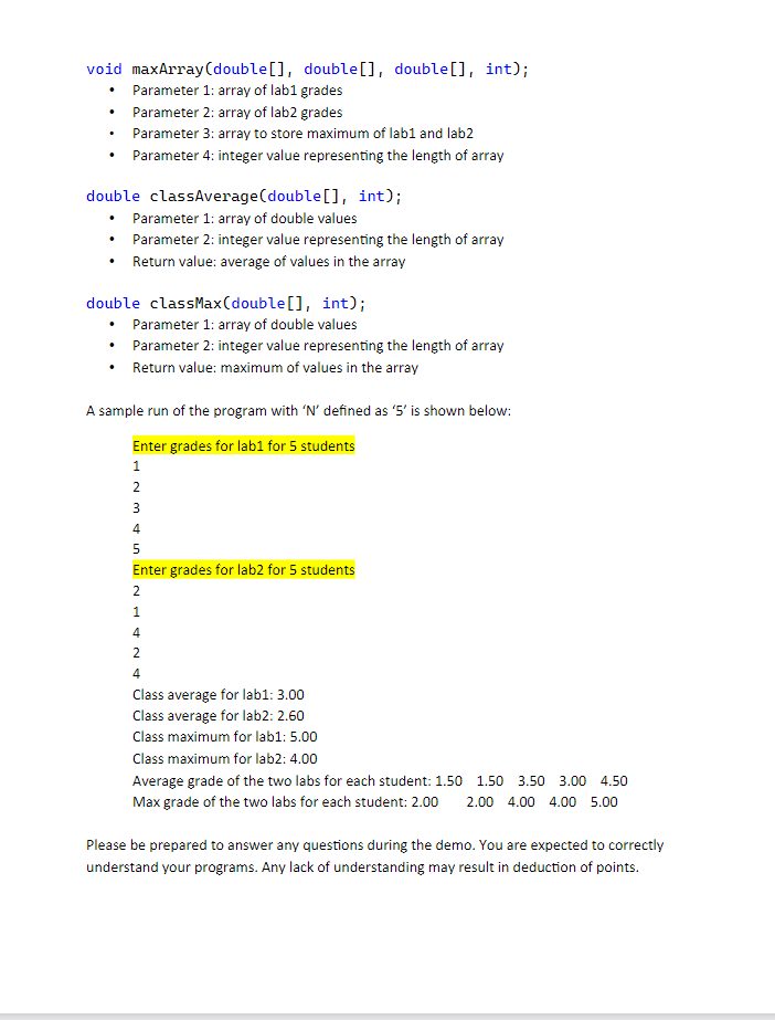 Solved Name: Date of demonstration: Marks earned: /10 | Chegg.com