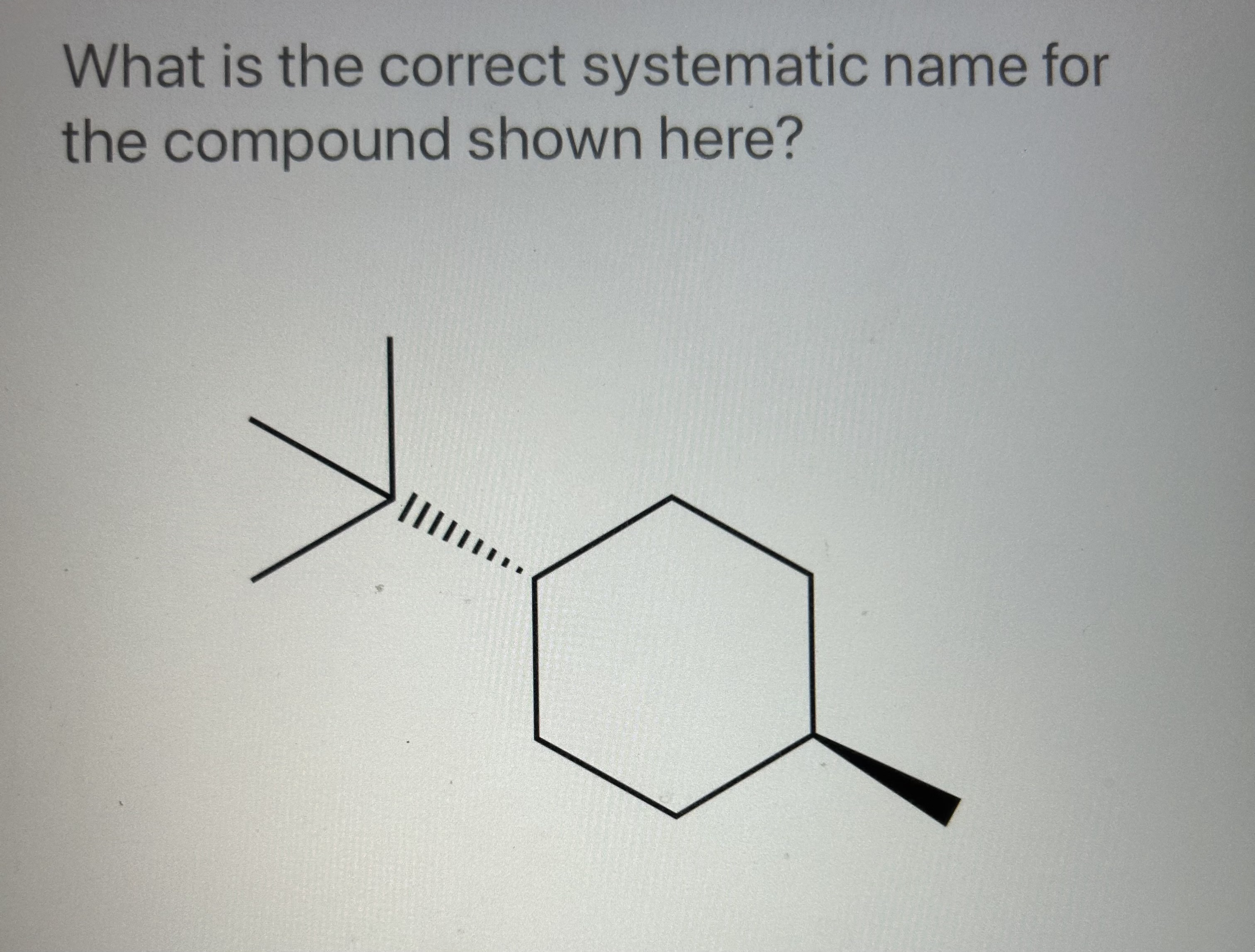 Solved What is the correct systematic name for the compound | Chegg.com