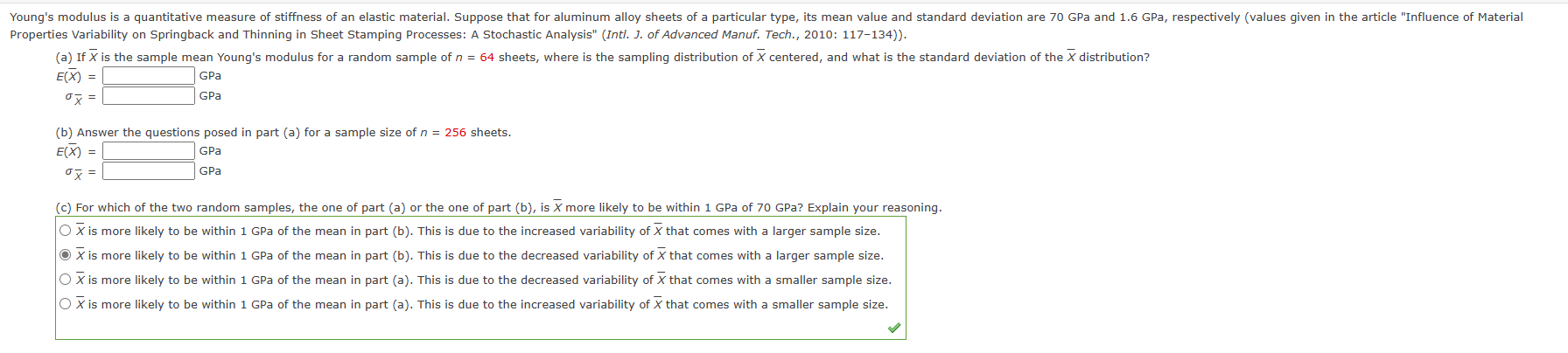Solved Properties Variability on Springback and Thinning in | Chegg.com